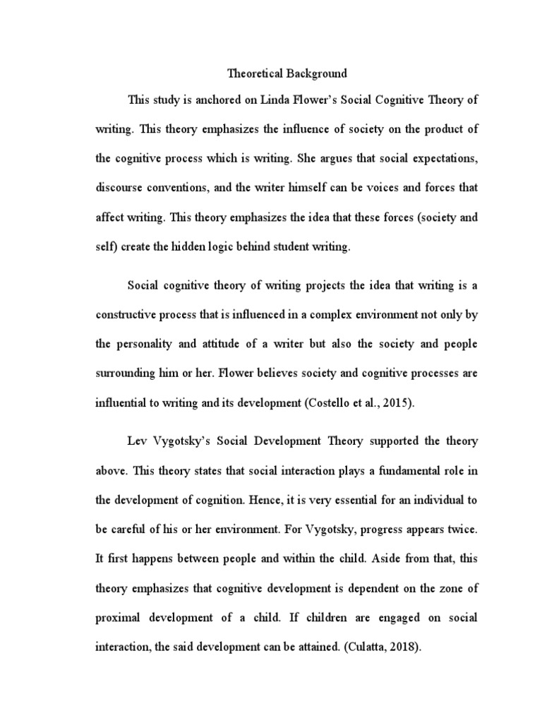 Sample Theoretical Background | PDF | Popular Culture & Media Studies ...