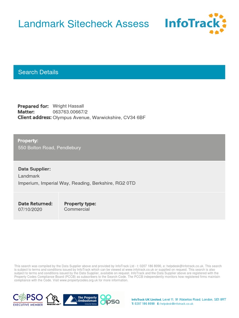 Landmark Sitecheck Assess | PDF | Waste | Landfill