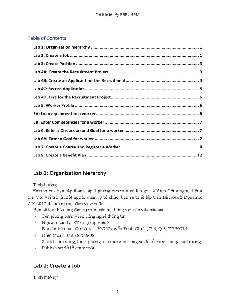 Labs HRM | PDF