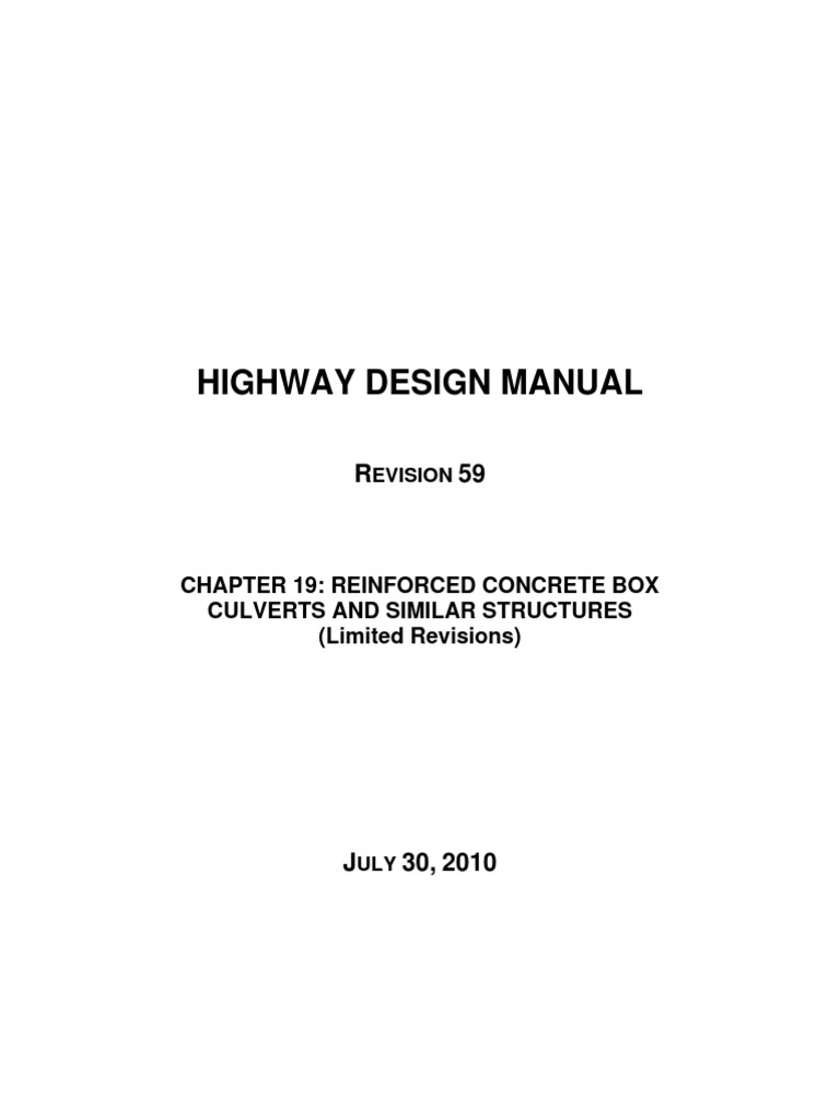 Box Culvert Design Guidelines | PDF | Precast Concrete | Geotechnical ...