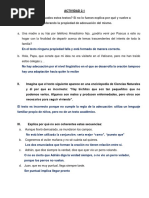 10 Ejemplos de Oraciones Simples Con Sujeto Explícito | PDF
