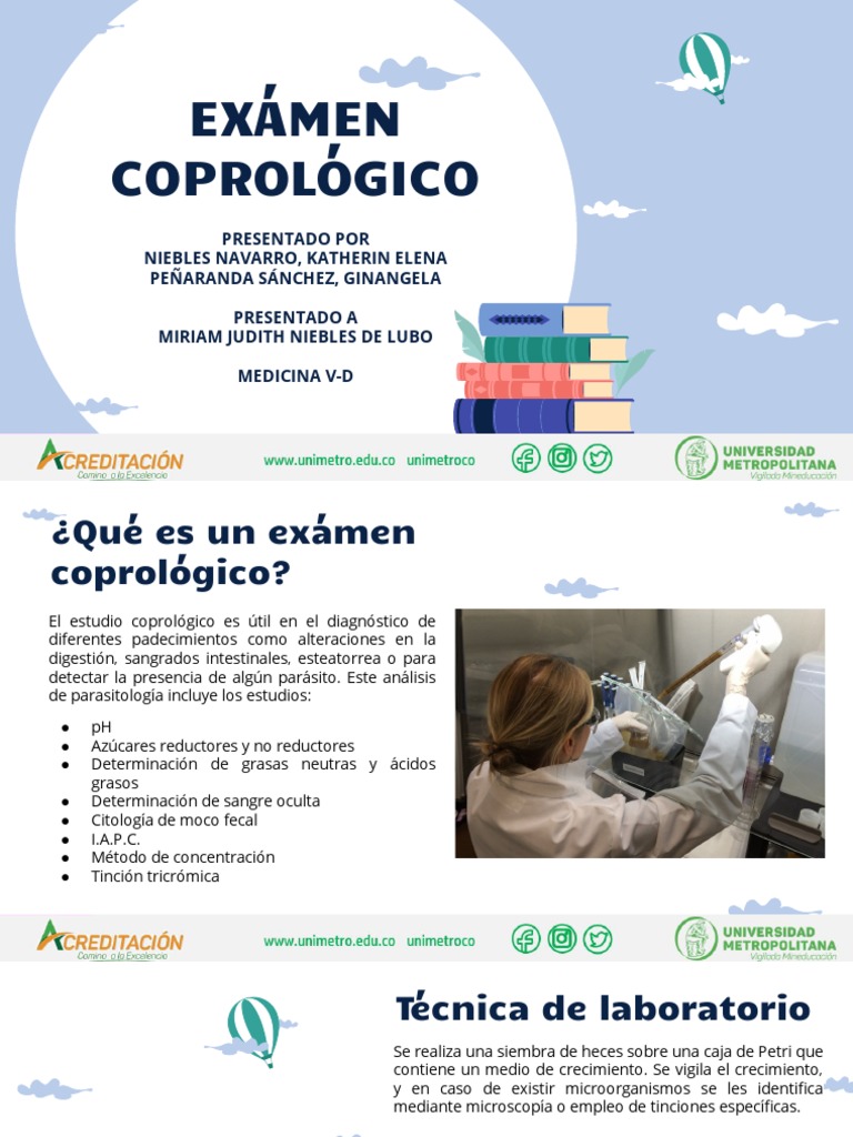 EXÁMEN COPROLÓGICO | PDF | Diarrea | Heces