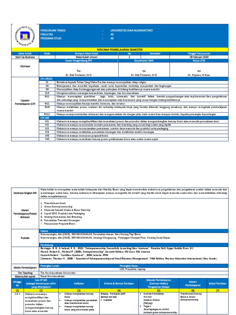 RPS Start Up Business Update | PDF
