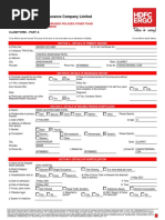 HDFC Ergo GHI Reimbursement Claim Form | PDF | Insurance | Hospital