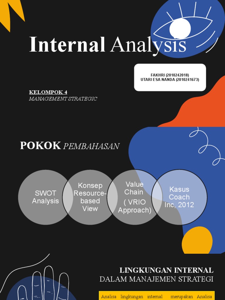 Analisis Internal & SWOT | PDF | Pengelolaan Keuangan & Uang ...