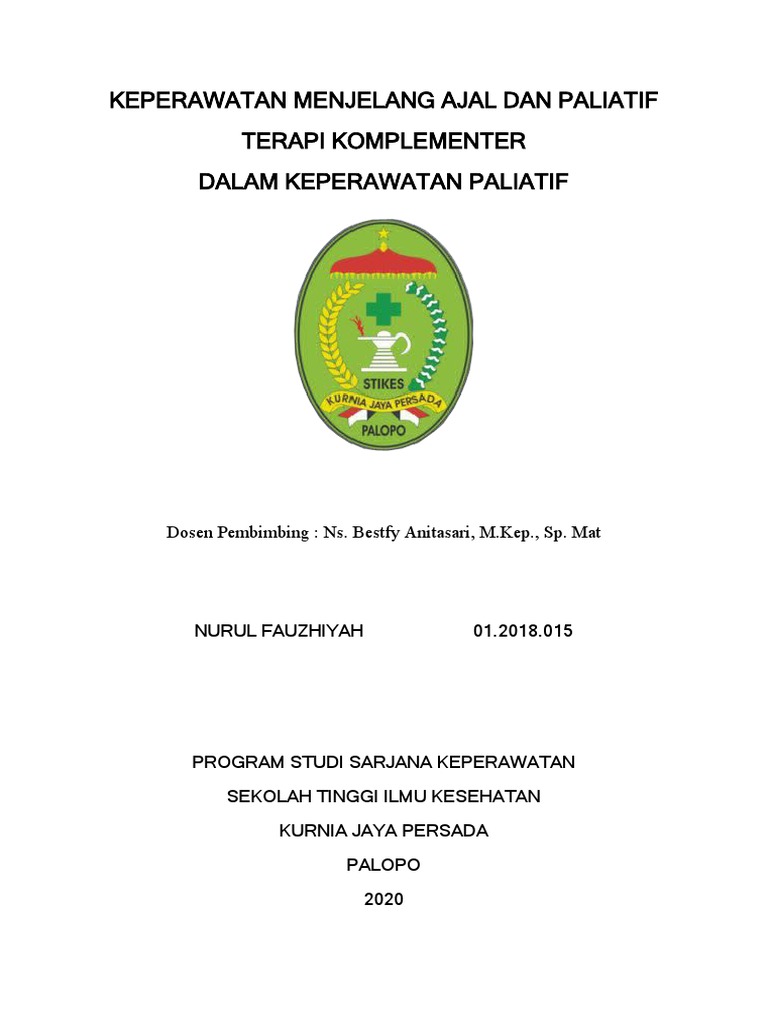 Terapi Komplementer dalam Paliatif | PDF | Pengembangan Diri ...