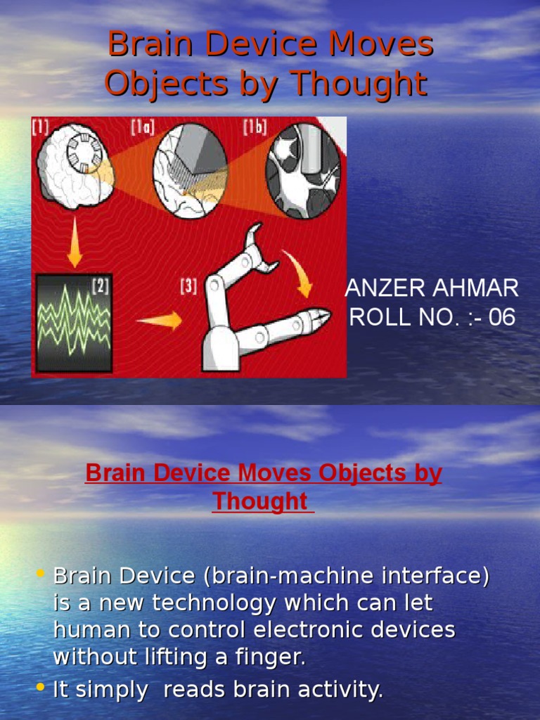Move Device Using Brain | PDF | Brain | Neuroscience