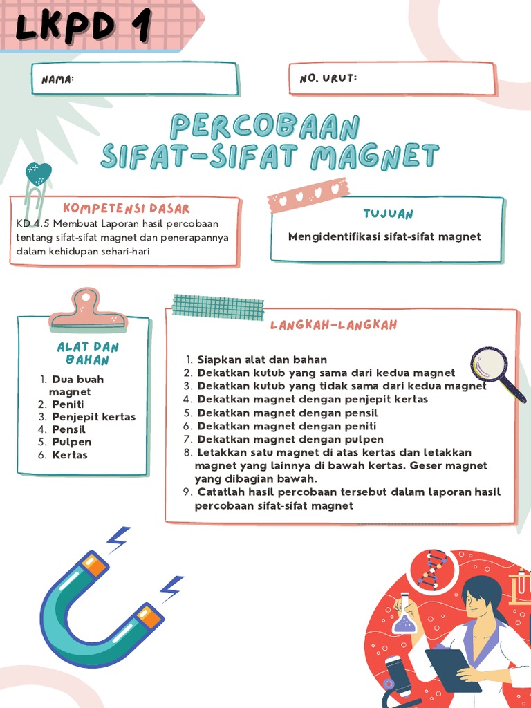 LKPD Sifat-Sifat Magnet | PDF