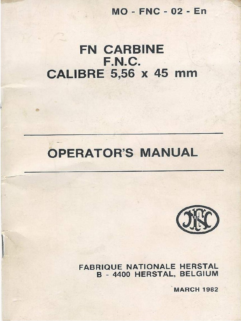 FN FNC Manual | PDF