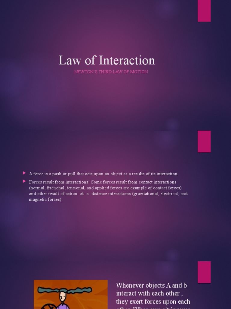 Forces in Pairs: An Explanation of Newton's Third Law of Motion | PDF ...