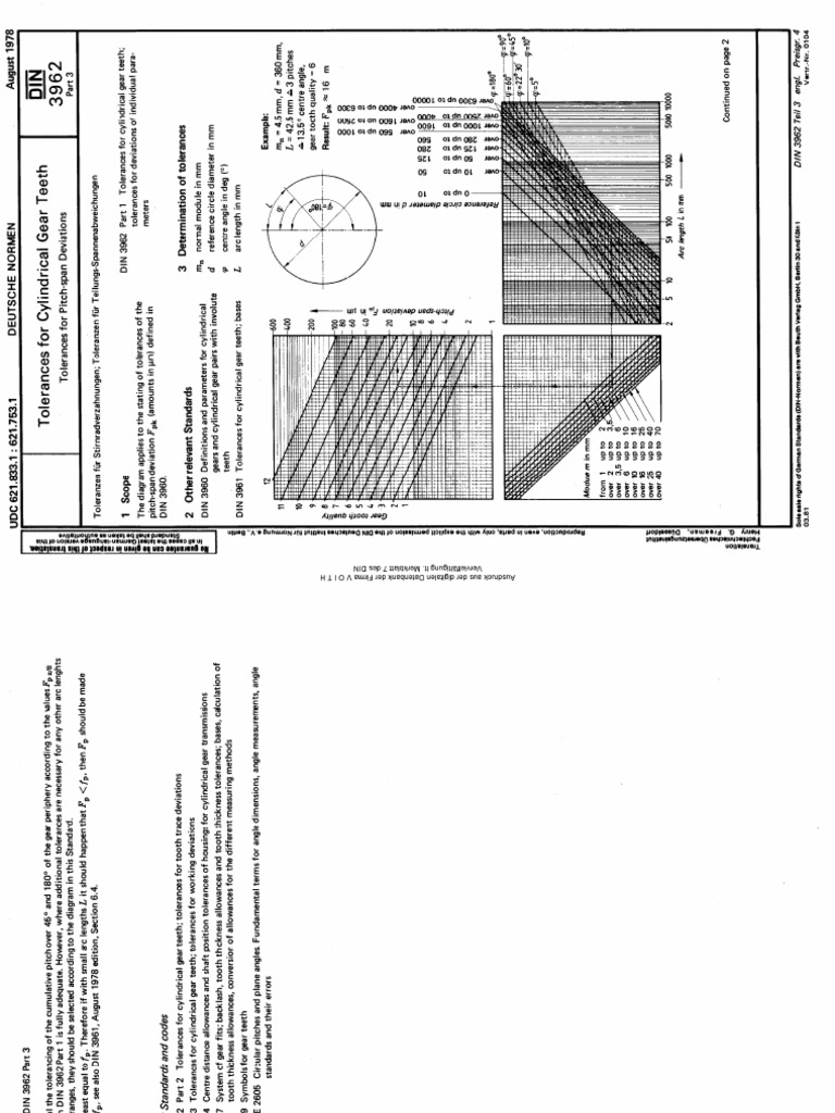 DIN - 3962 Parte 3 | PDF