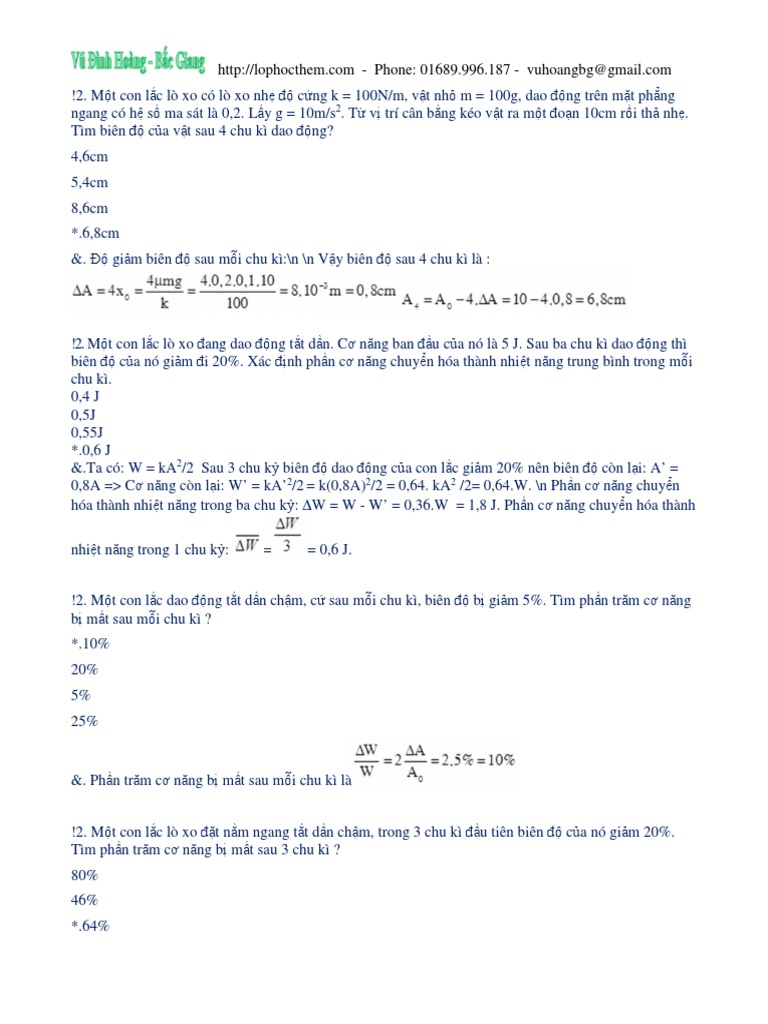 Ly12 - TN Dao Dong Tat Dan - Cac Loai DĐ | PDF