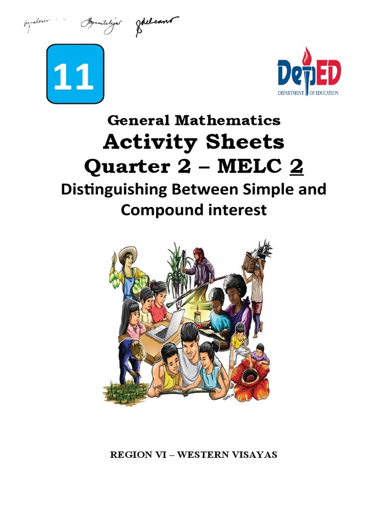 Activity Sheets: Quarter 2 - MELC 2 | Download Free PDF | Interest ...