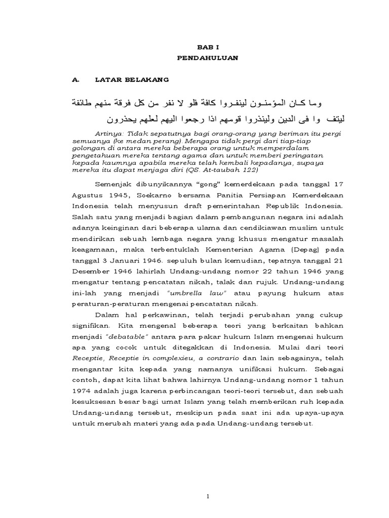 Profil Kua Ciputat Timur | PDF