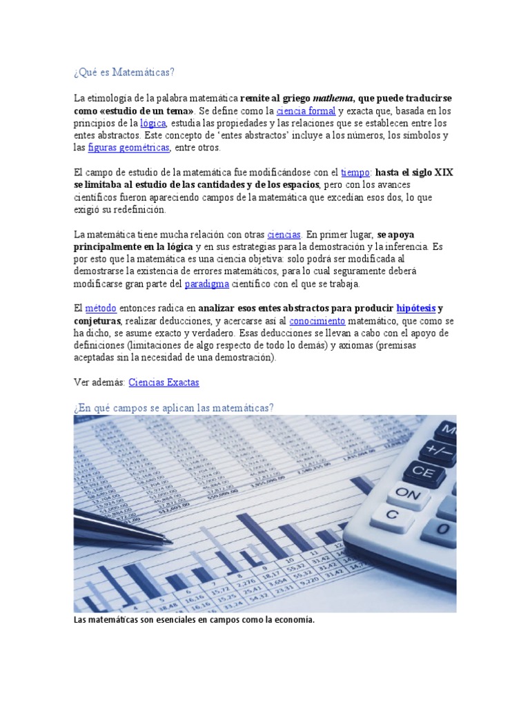 ¿Qué es la Matemática? Una introducción a su definición, métodos y ...