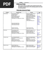 Troubleshooting: Problem Symptoms Table | PDF | Steering | Motor Vehicle