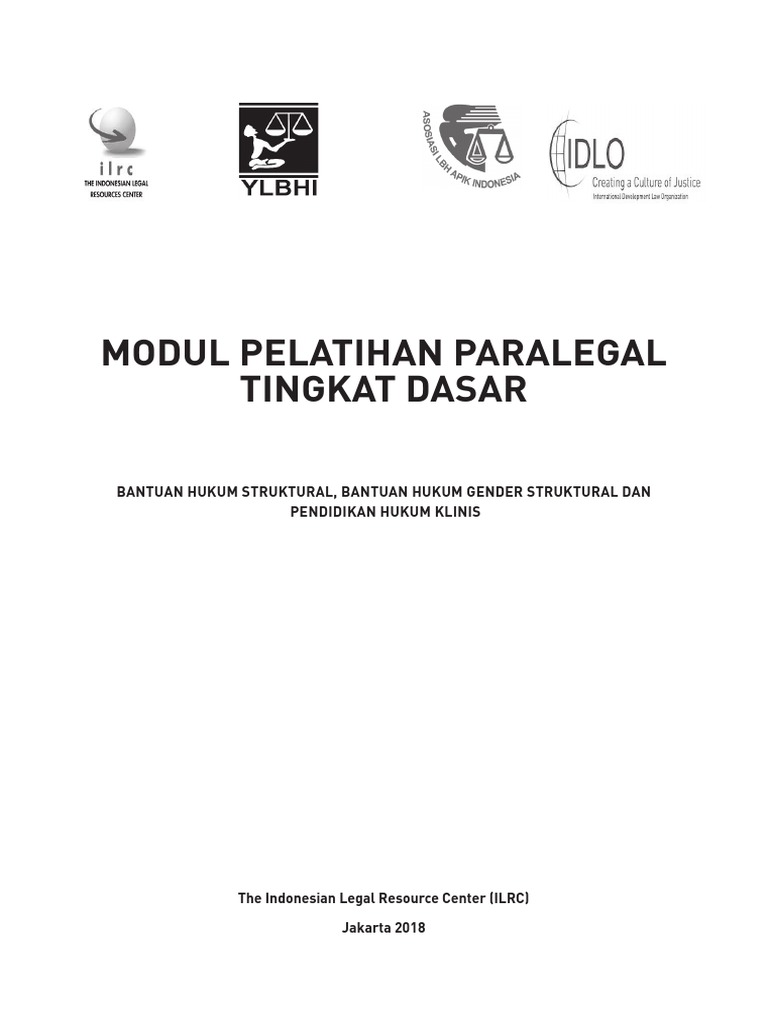 Modul Pelatihan Paralegal | PDF