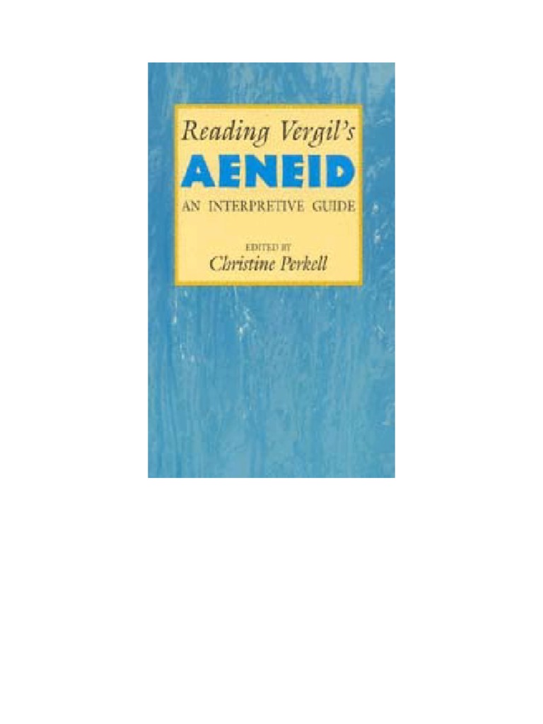 Reading Vergils Aeneid An Interpretive Guide Onlinenbsped 080613139x ...