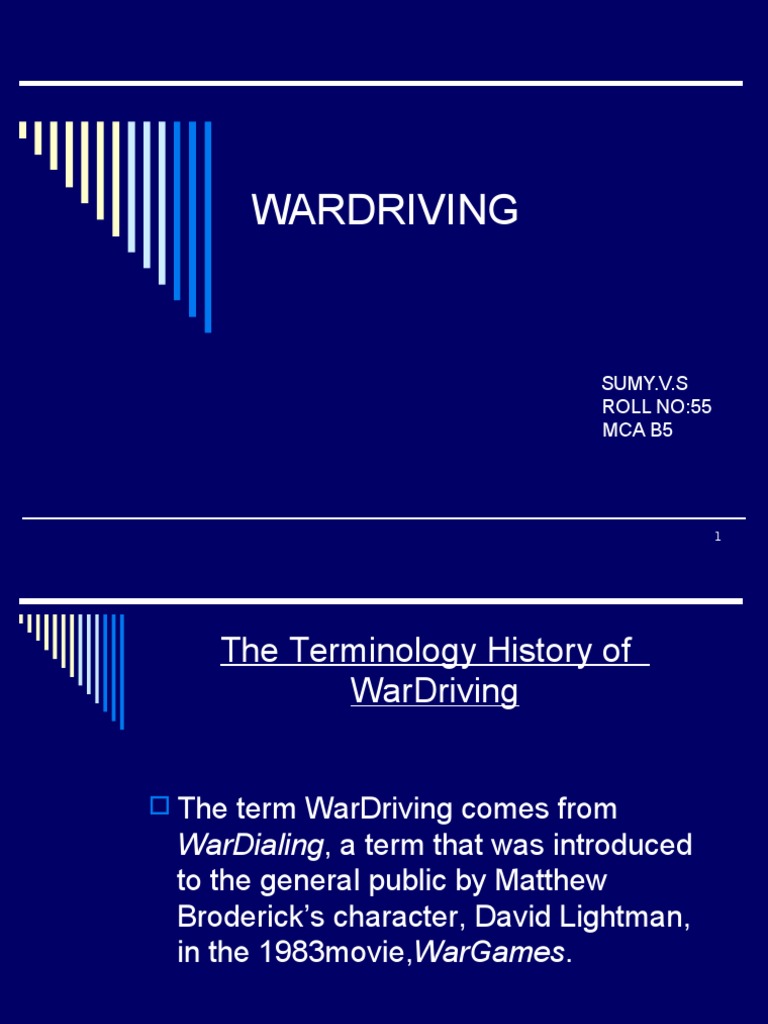 WARDRIVING | PDF | Wireless Access Point | Wi Fi