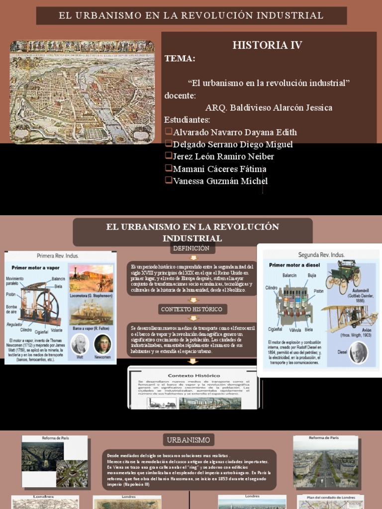 El Urbanismo en La Revolución Industrial | PDF | Revolución industrial ...