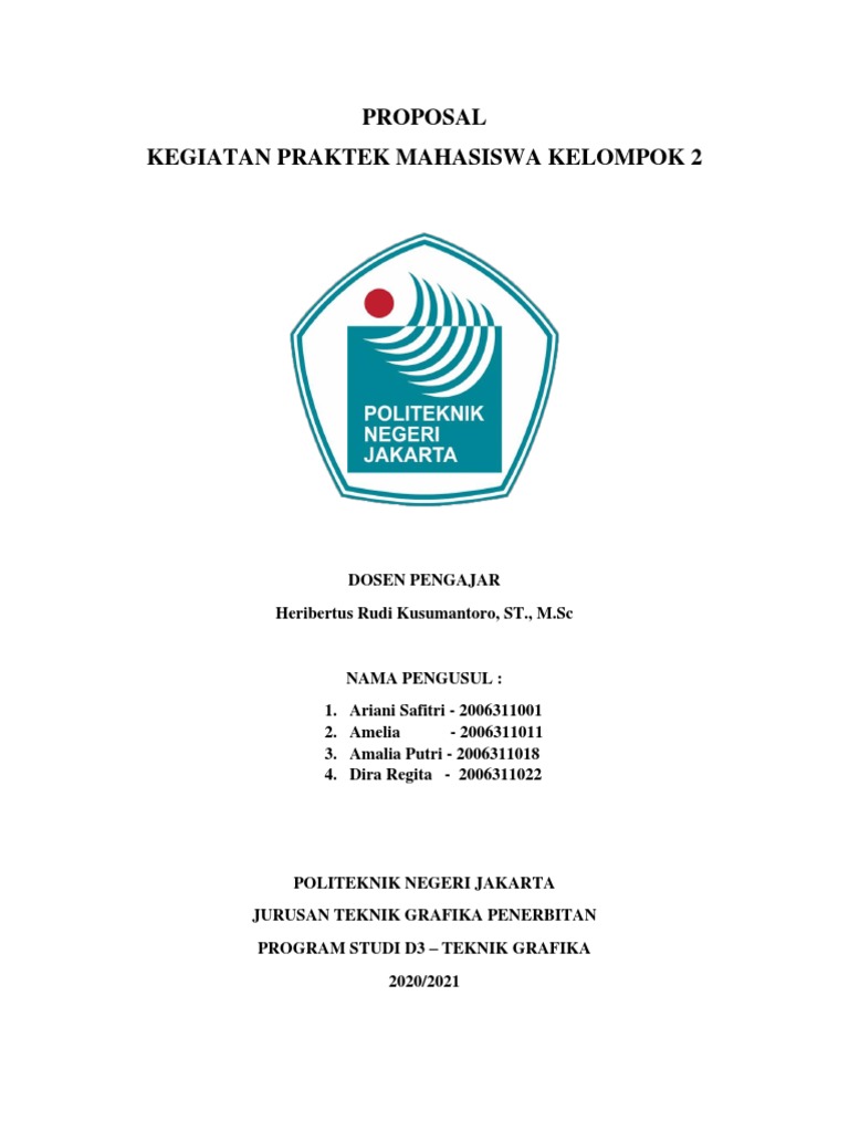 Proposal Cetak Offset Kelompok 2 | PDF | Seni