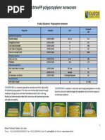 PPCP Density and Material Data Sheet | PDF