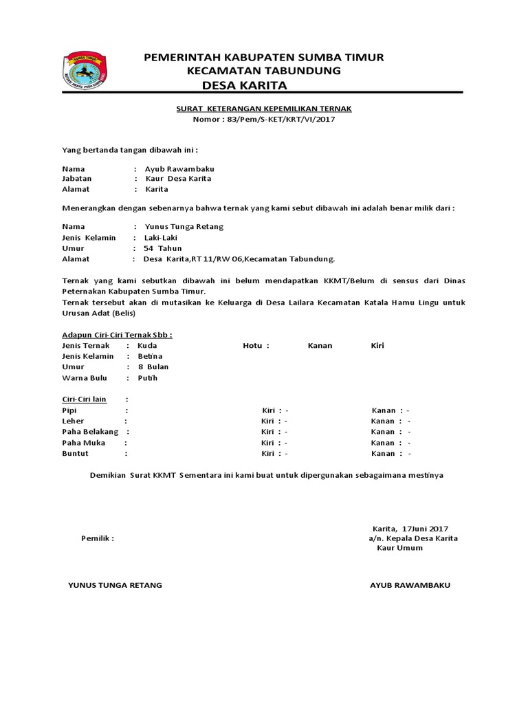 KKMT Sementara | PDF