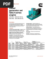 Diesel Generator Set C600D6: 750 kVA Standby - 60Hz | PDF | Electric ...