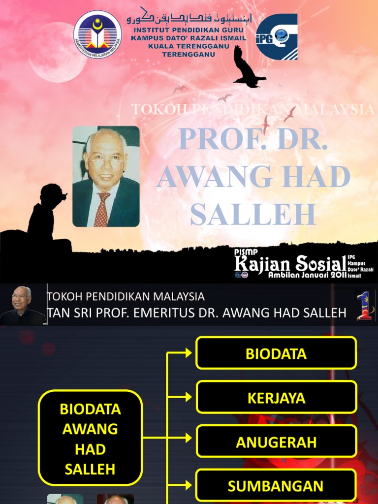 Biodata Prof DR Awang Had Salleh | PDF