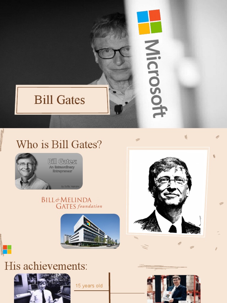 Bill Gates: Achievements and Future Insights | PDF | Games & Activities