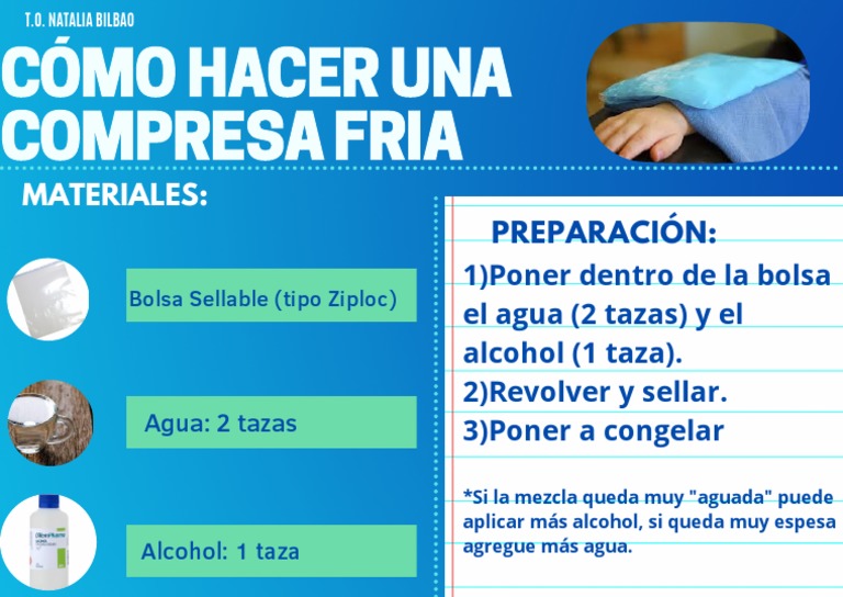 Como Hacer Una Compresa Fria | PDF