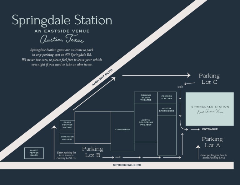 Springdale Station Parking Lot Map | PDF