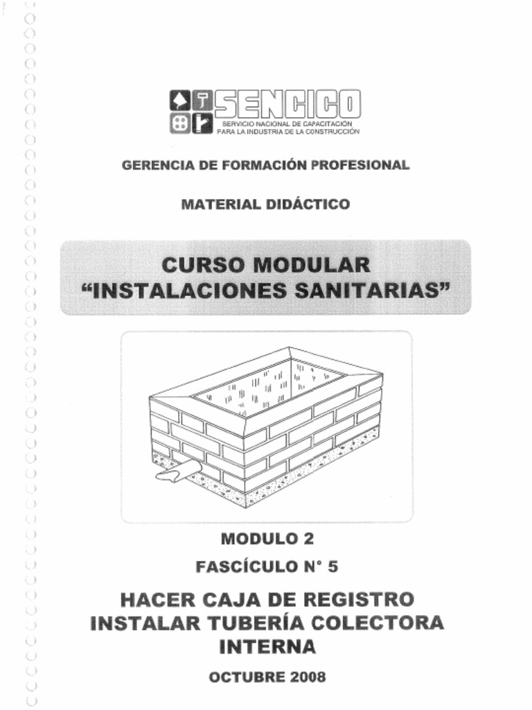 Caja de Registro Tuberia Colectora Sencico | PDF