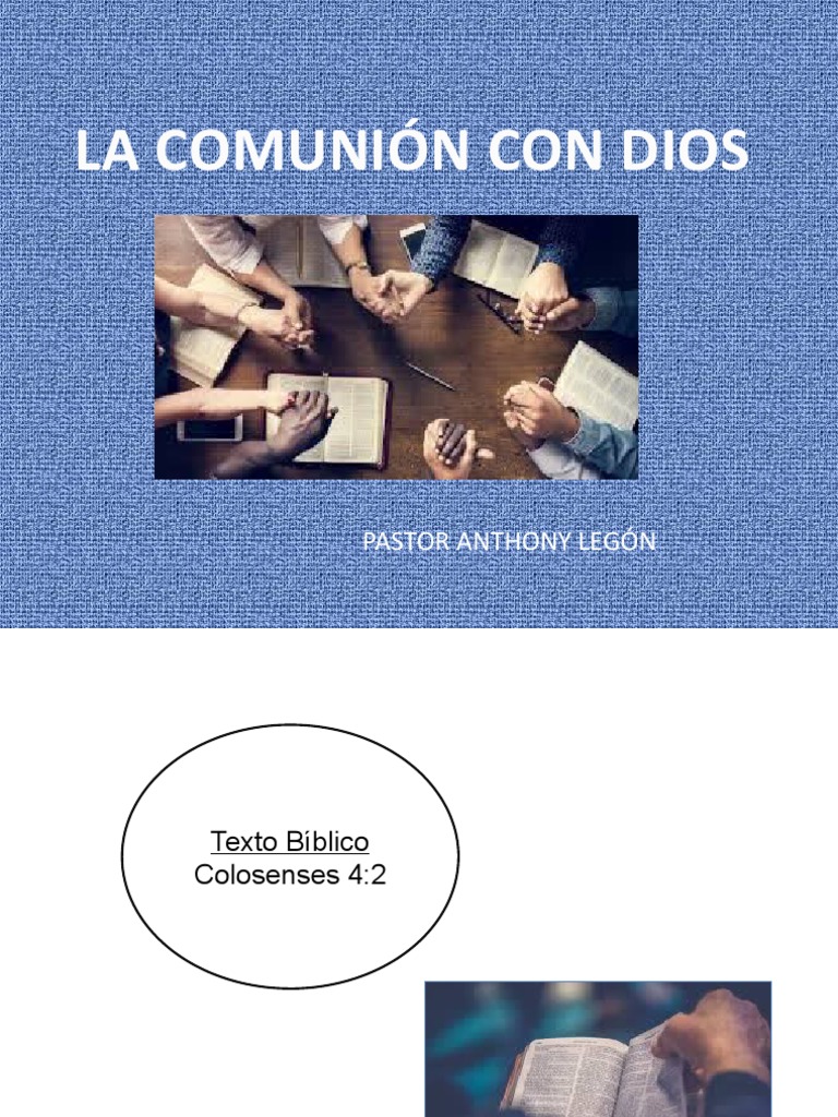 La Comunión Con Dios | PDF
