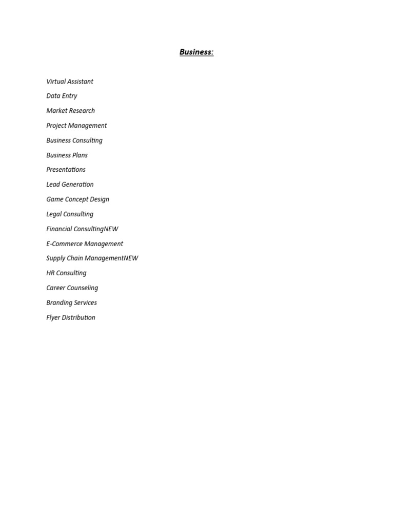 Business | PDF