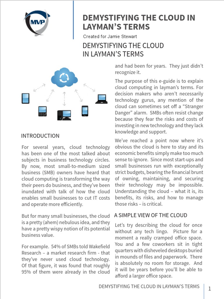 Demystifying The Cloud | PDF | Cloud Computing | Centralized Computing
