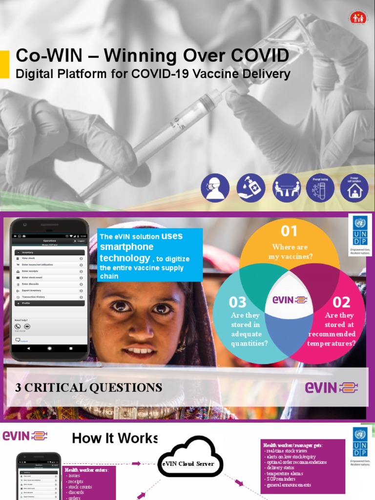 Co-WIN - Winning Over COVID: Digital Platform For COVID-19 Vaccine ...