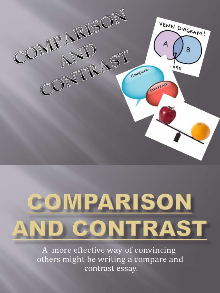 Compare And Contrast Ads