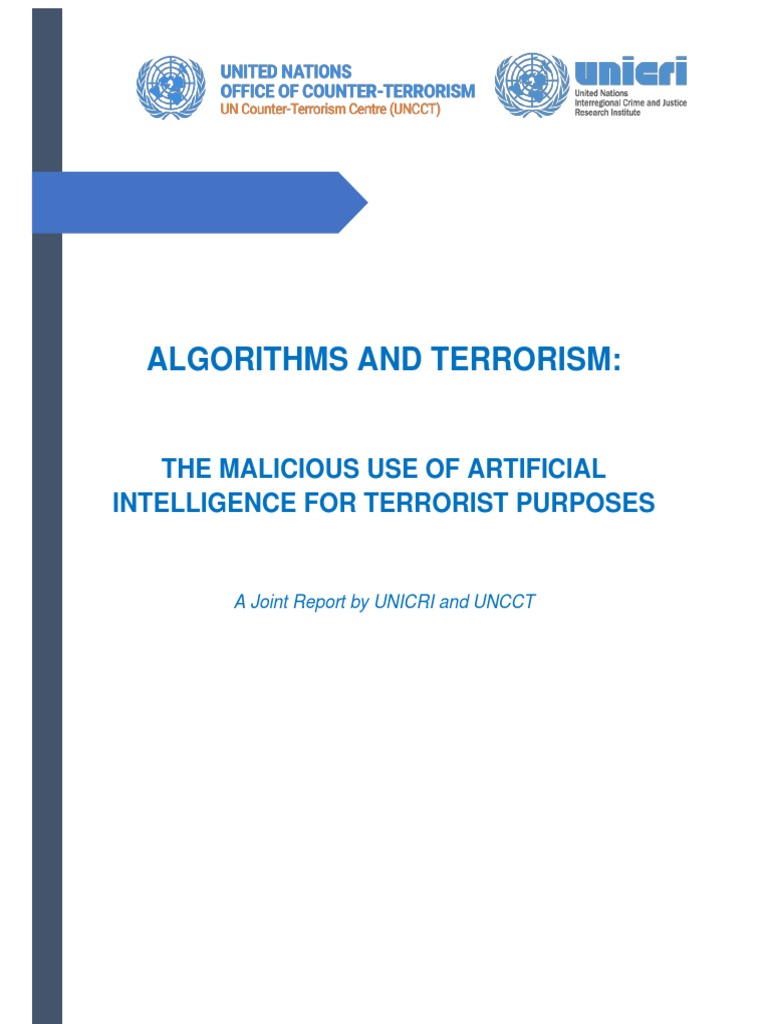 Malicious Use of AI Report - UNICRI-UNOCT - Expert Group Draft | PDF ...