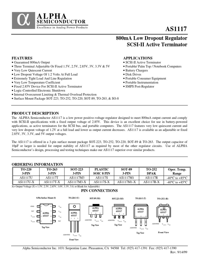 Alpha: Semiconductor | PDF | Manufactured Goods | Electric Power
