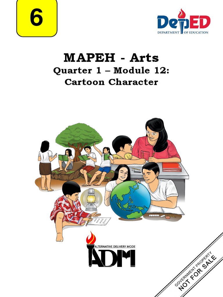 MAPEH - Arts: Quarter 1 - Module 12: Cartoon Character | PDF | Cartoon ...
