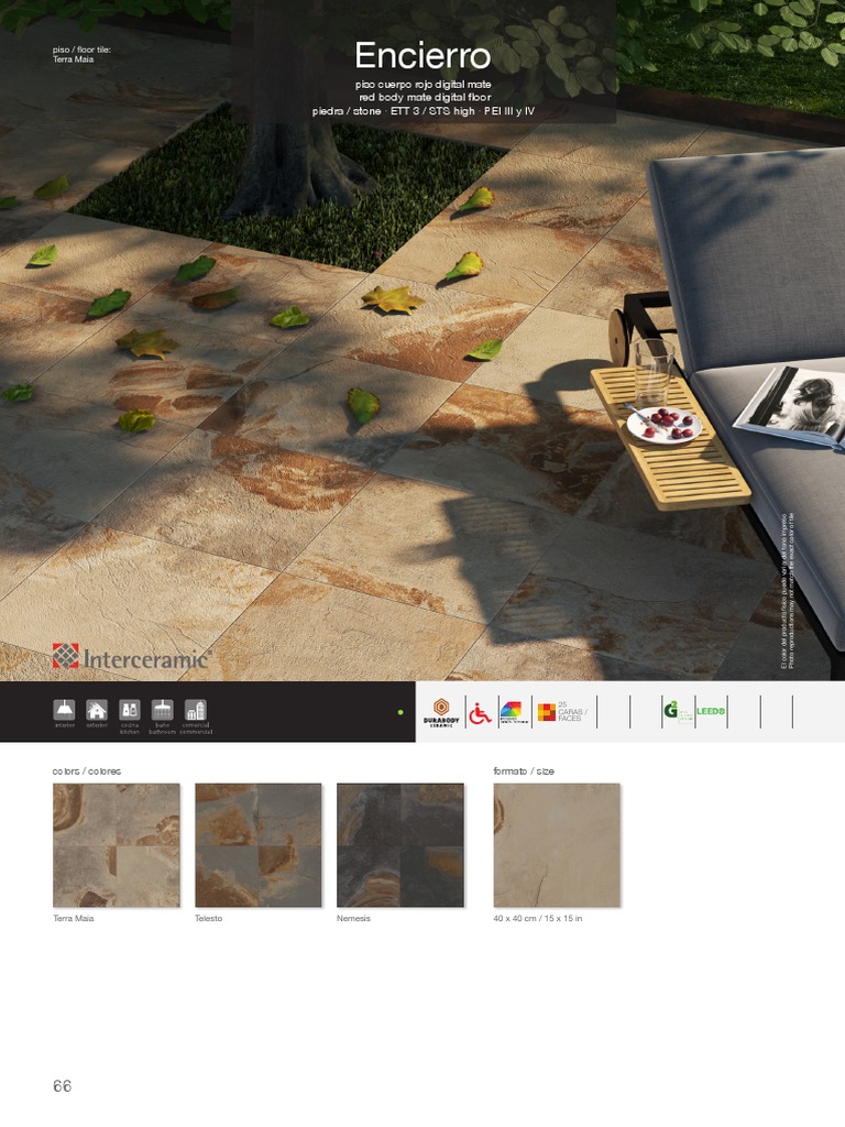 Interceramic ENCI ENCIERRO MXHoja de Catalogo-004873 | PDF