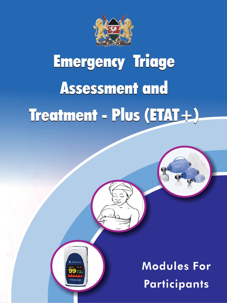 ETAT+ Guidelines for Pediatric Emergencies | PDF | Cough | Diarrhea