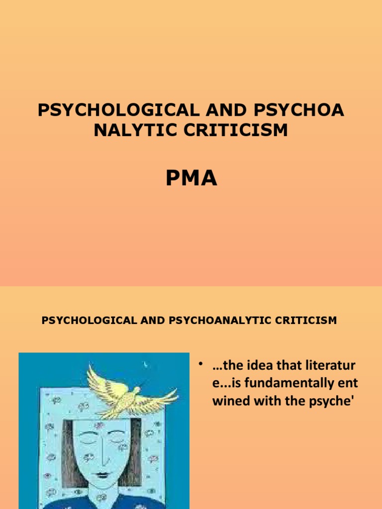 Psychoanalytic Critical Lens | PDF | Id | Psychoanalysis
