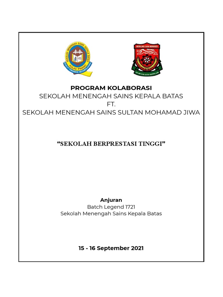 Kertas Kerja Program Kolaborasi SAKBA Ft. SMOJI | PDF