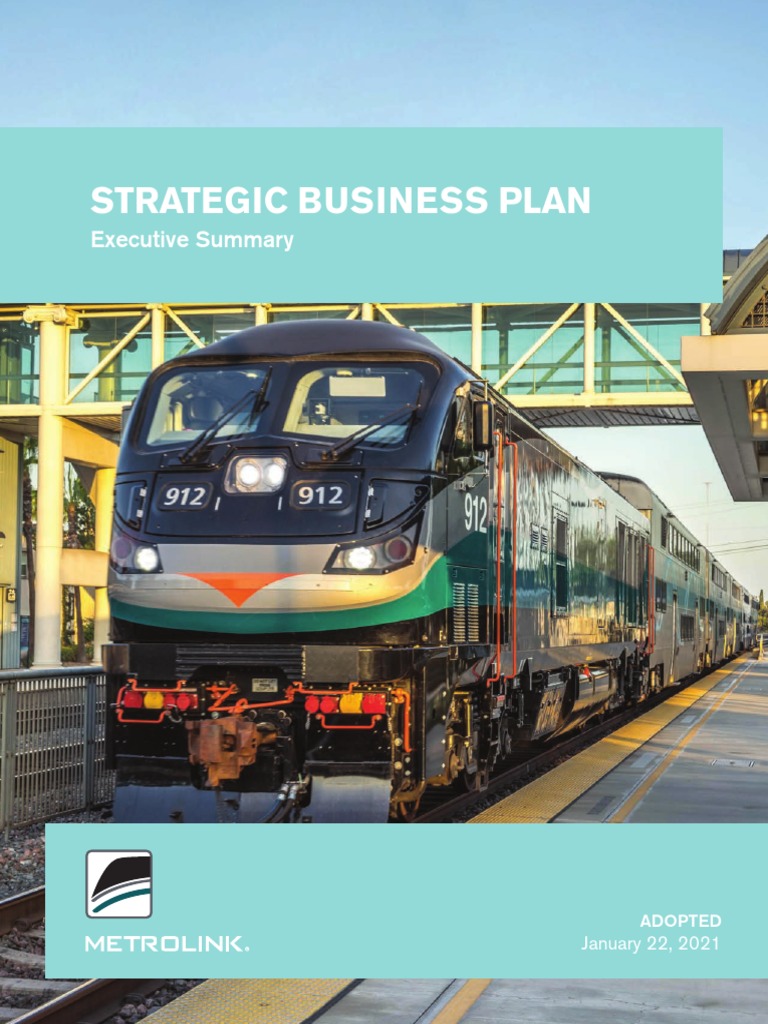 Metrolink Strategic Business Plan 2021 | PDF | Market Analysis ...