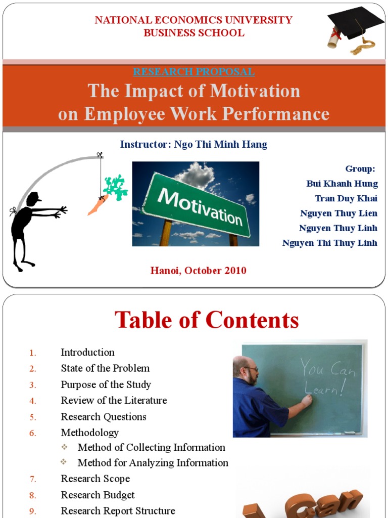 The Impact of Motivation On Employee Work Performance: National ...