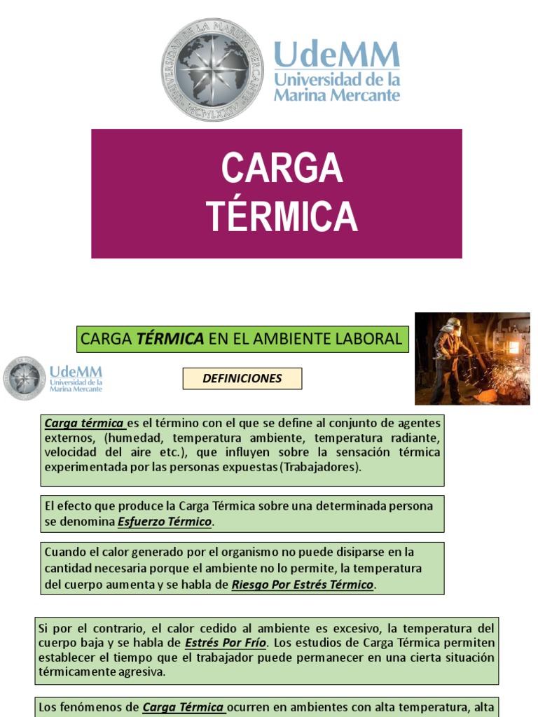 Carga Termica | PDF | Convección | Calor
