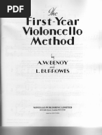 The Third Year Violoncello Method | PDF