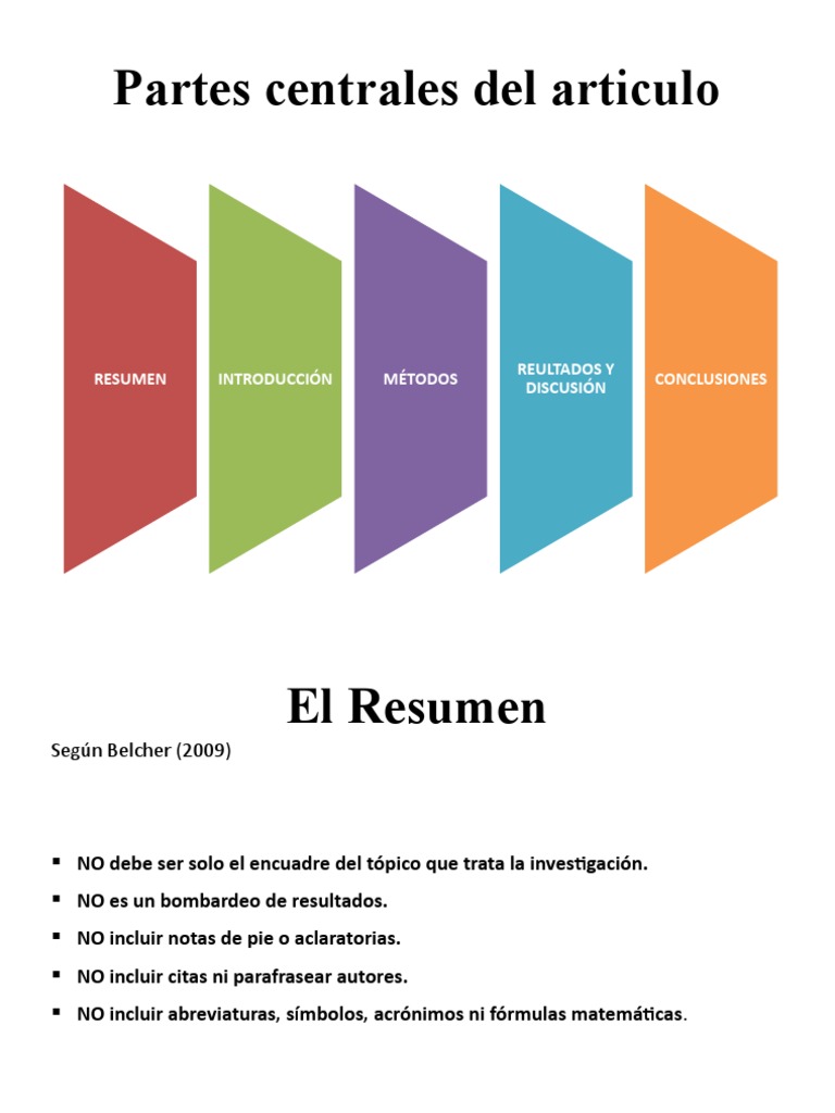 Estructura de un Artículo Científico | PDF | Hipótesis | Science